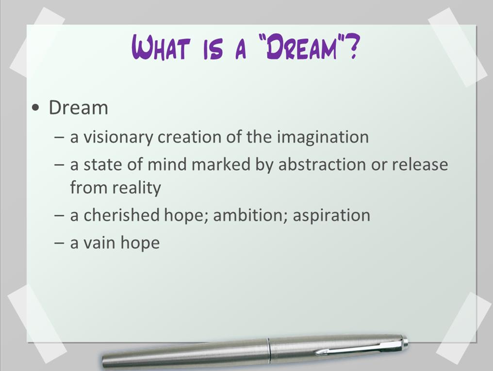 Dreams vs. Goals: Do You Dream of Being a Writer? | KayeDacus.com